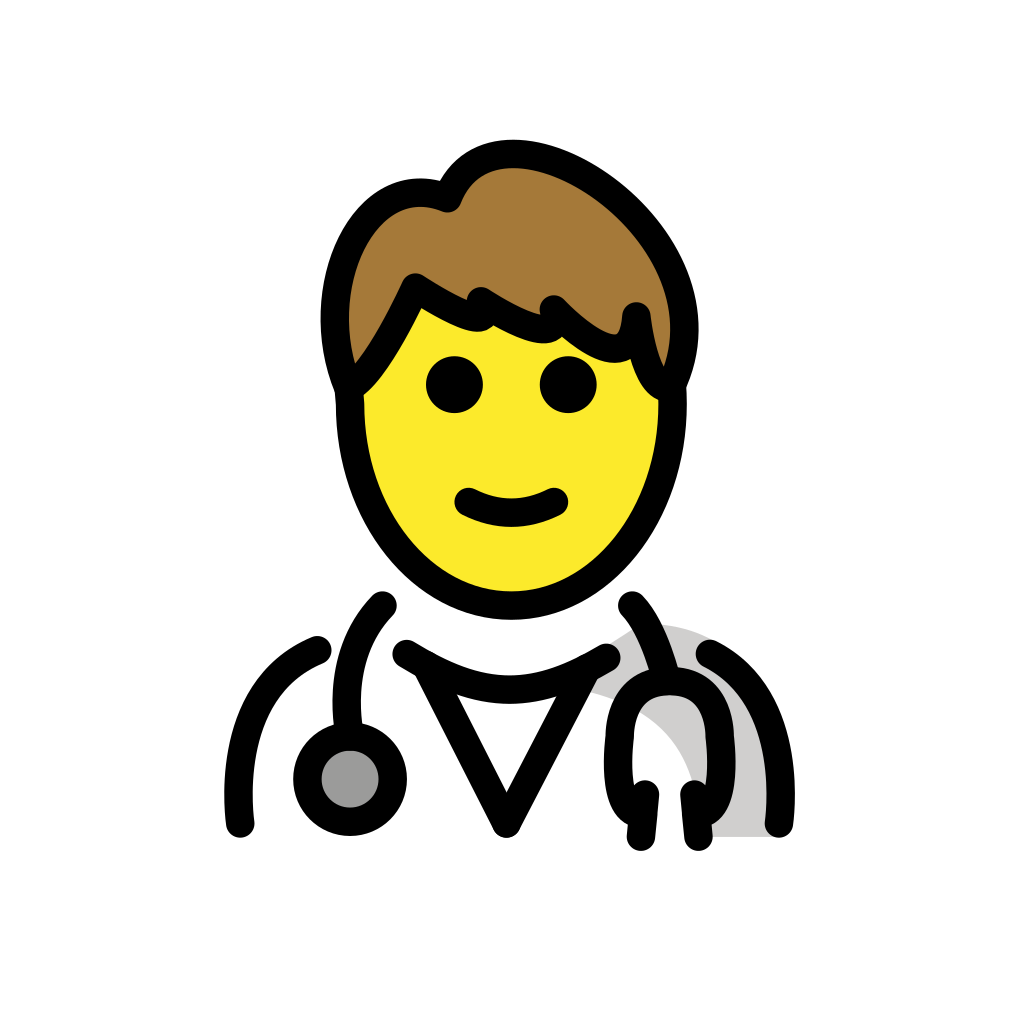 👨‍⚕️ Man Health Worker Emoji, Doctor Emoji
