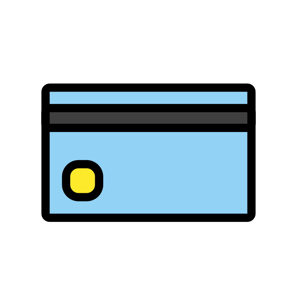 💳 Tarjeta De Crédito Emoji