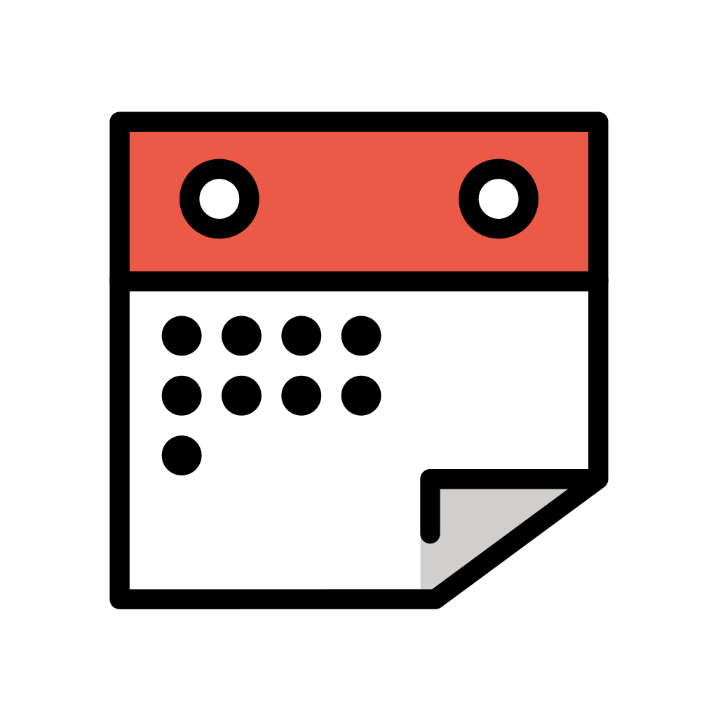 🗓️ Spiral Calendar Emoji