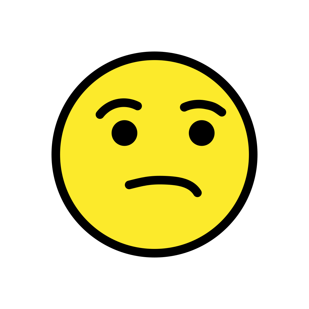 😒 Cara De Desaprobación Emoji