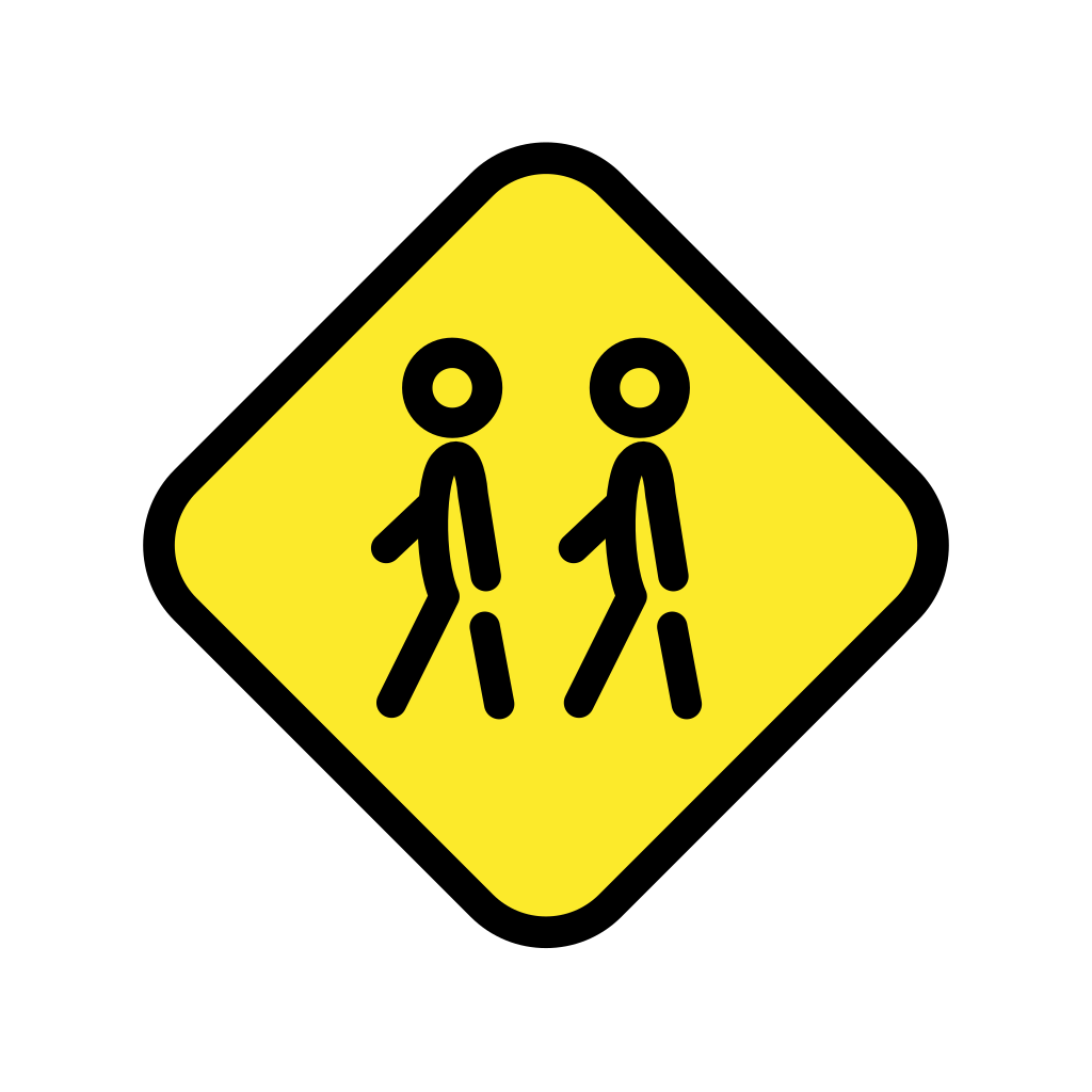 🚸 Children Crossing Emoji
