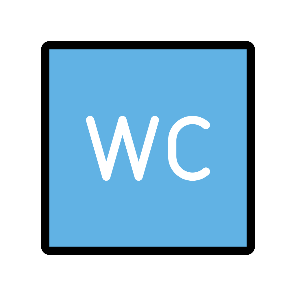 🚾 Water Closet Emoji, WC Emoji