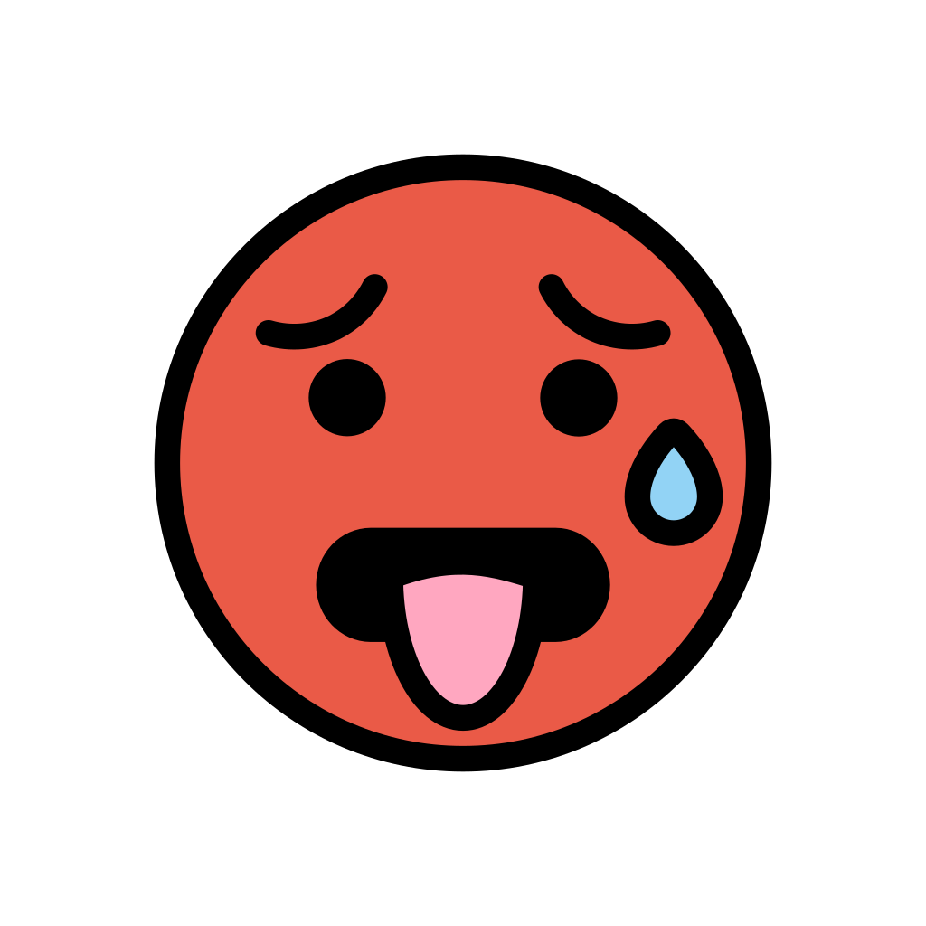 š„µ Cara Con Calor Emoji