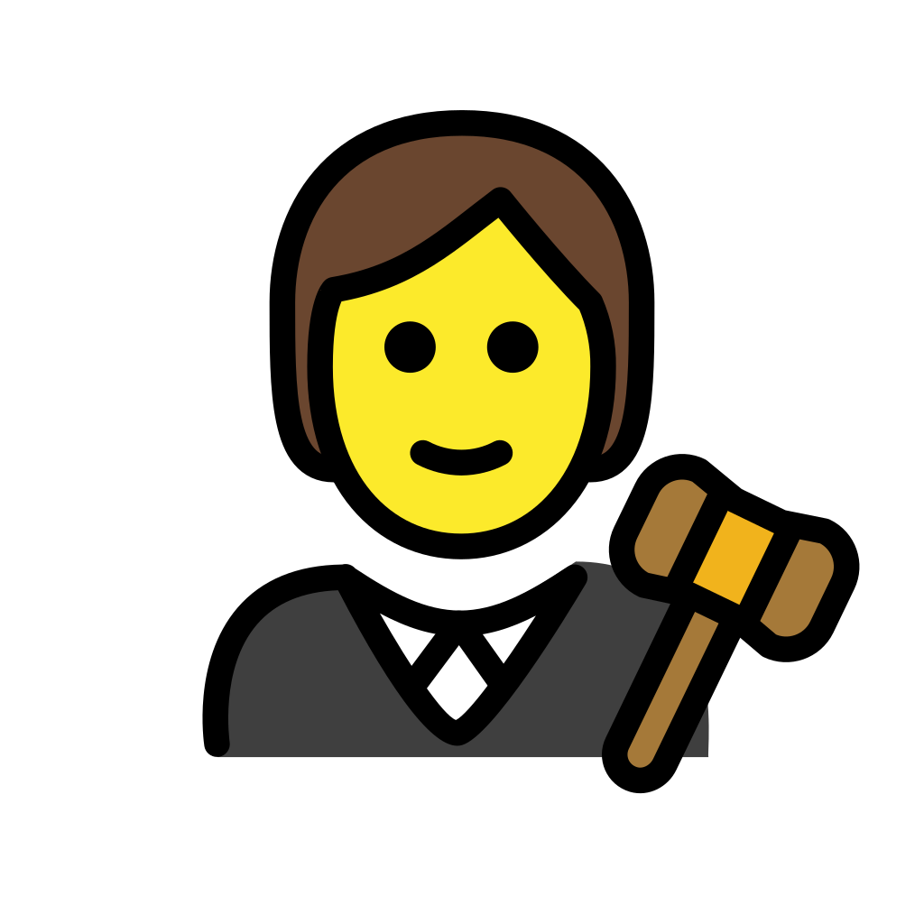 🧑‍⚖️ Judge Emoji