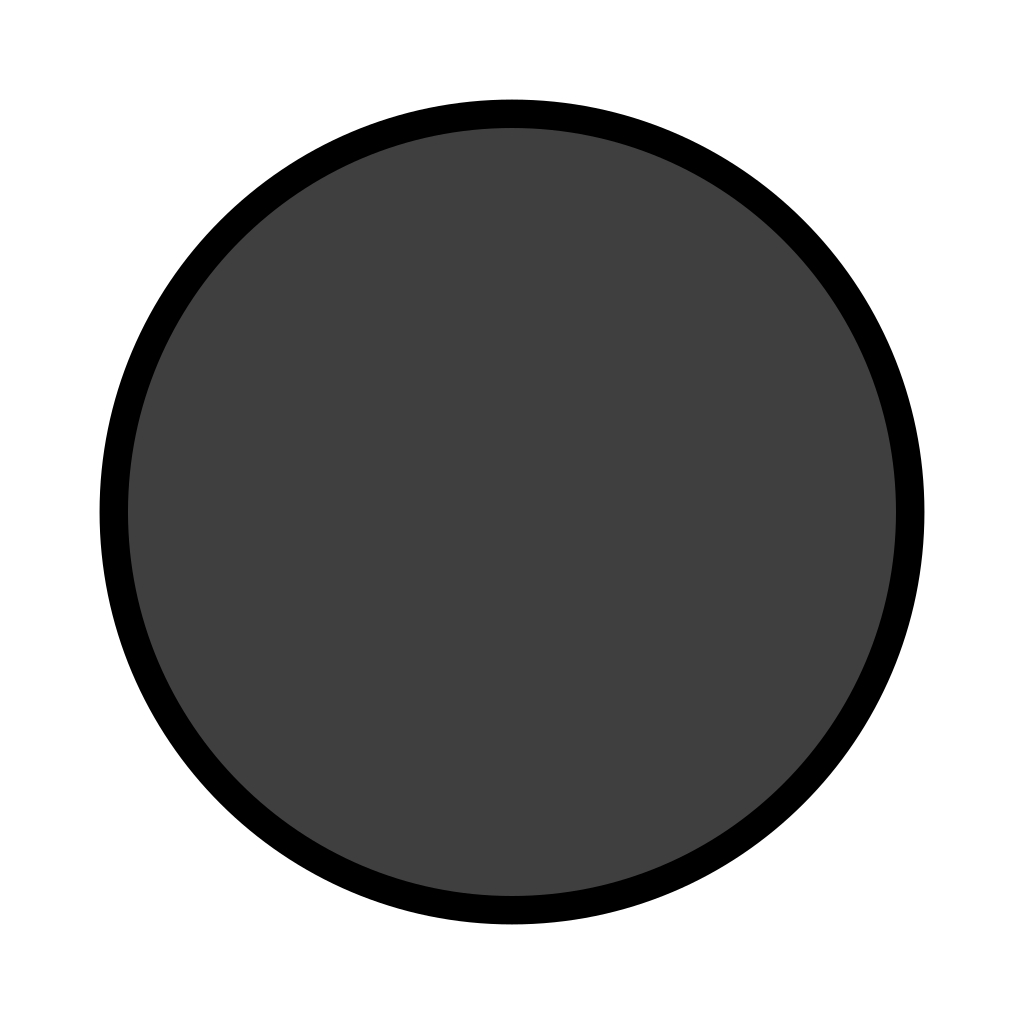 ⚫ Círculo Negro Emoji