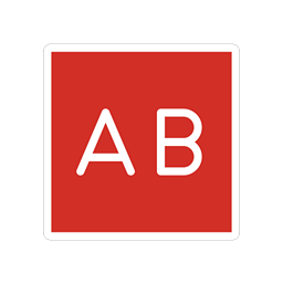 🆎 Ab Button (Blood Type) Emoji, AB Emoji