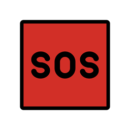 🆘 Sos Button Emoji, SOS Emoji