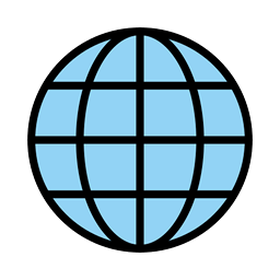 🌐 Globe With Meridians Emoji