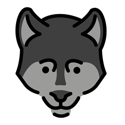 🐺 Wolf Emoji
