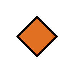 🔸 Petit Losange Orange Emoji