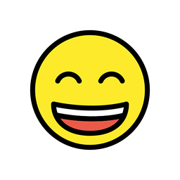 😄 Visage Très Souriant Aux Yeux Rieurs Emoji