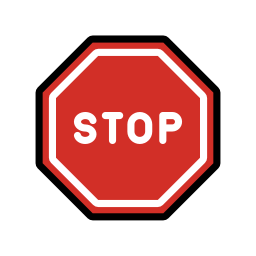 🛑 Stop Sign Emoji