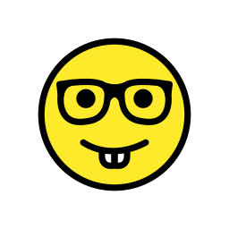 🤓 Visage De Geek Emoji