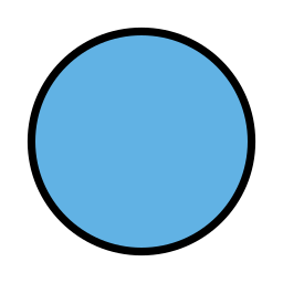🔵 Círculo Azul Emoji
