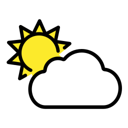 ⛅ Sun Behind Cloud Emoji: Meaning & Usage