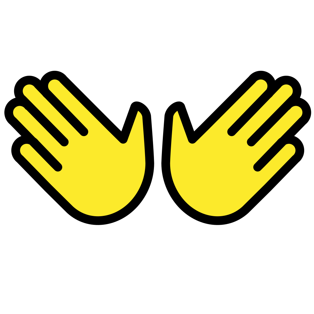 👐 Open Hands Emoji: Meaning & Usage