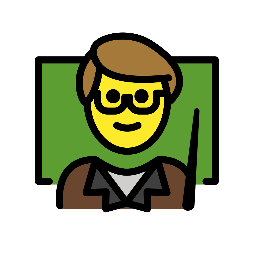 👨‍🏫 Man Teacher Emoji: Meaning & Usage