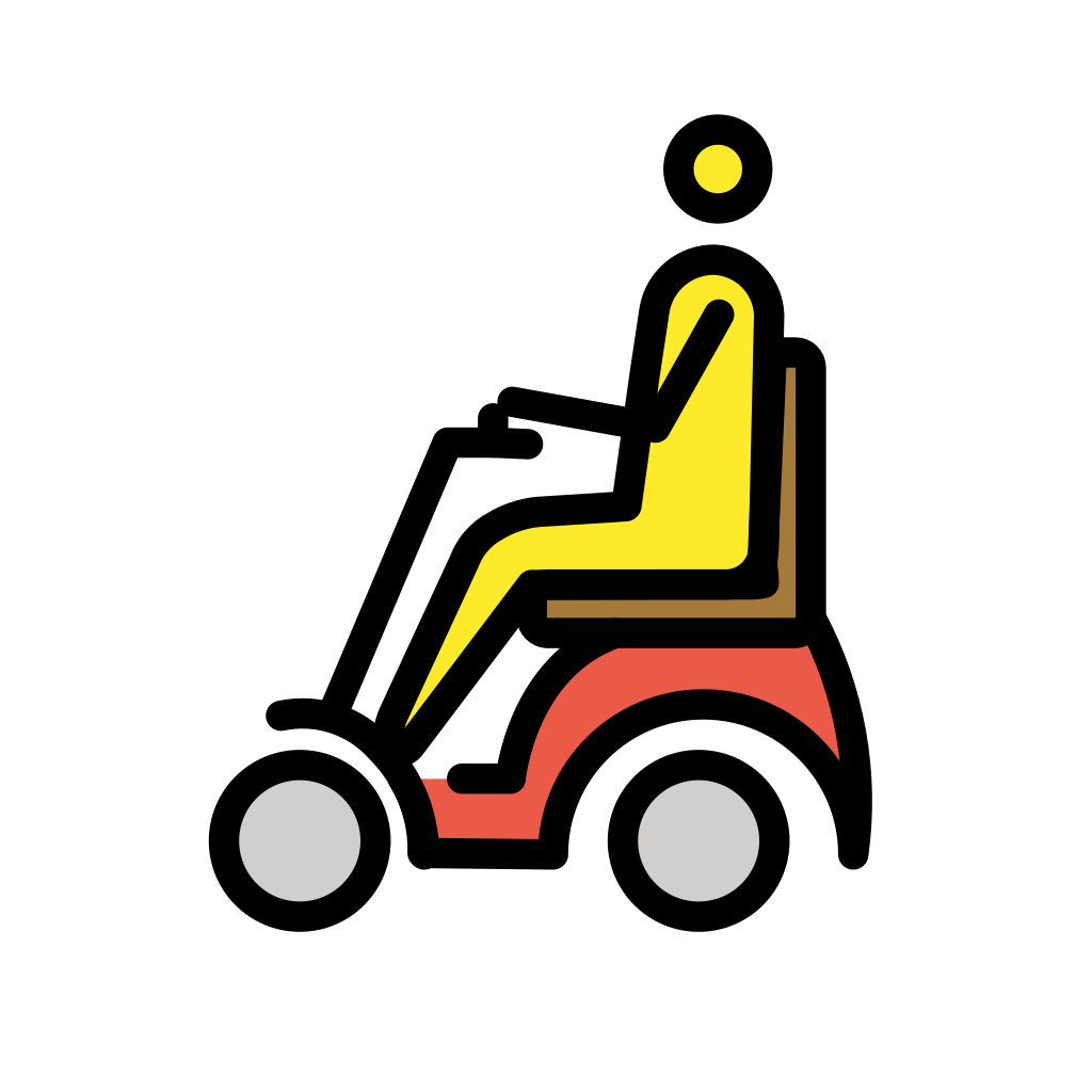👨‍🦼 Man In Motorized Wheelchair Emoji: Meaning & Usage