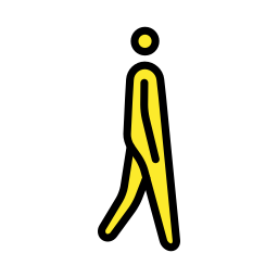 🚶‍ ️ Person Walking Facing Right Emoji