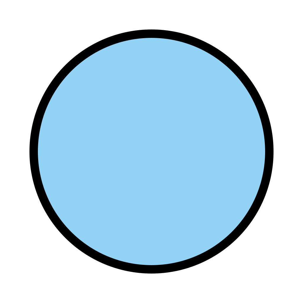 🔵 Círculo Azul Emoji
