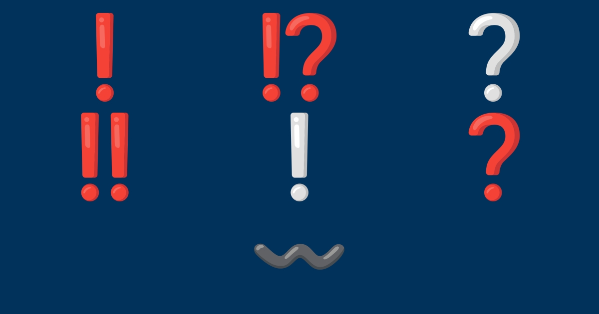 ‼ Ponctuation Emojis ⁉️ 〰️ ‼️