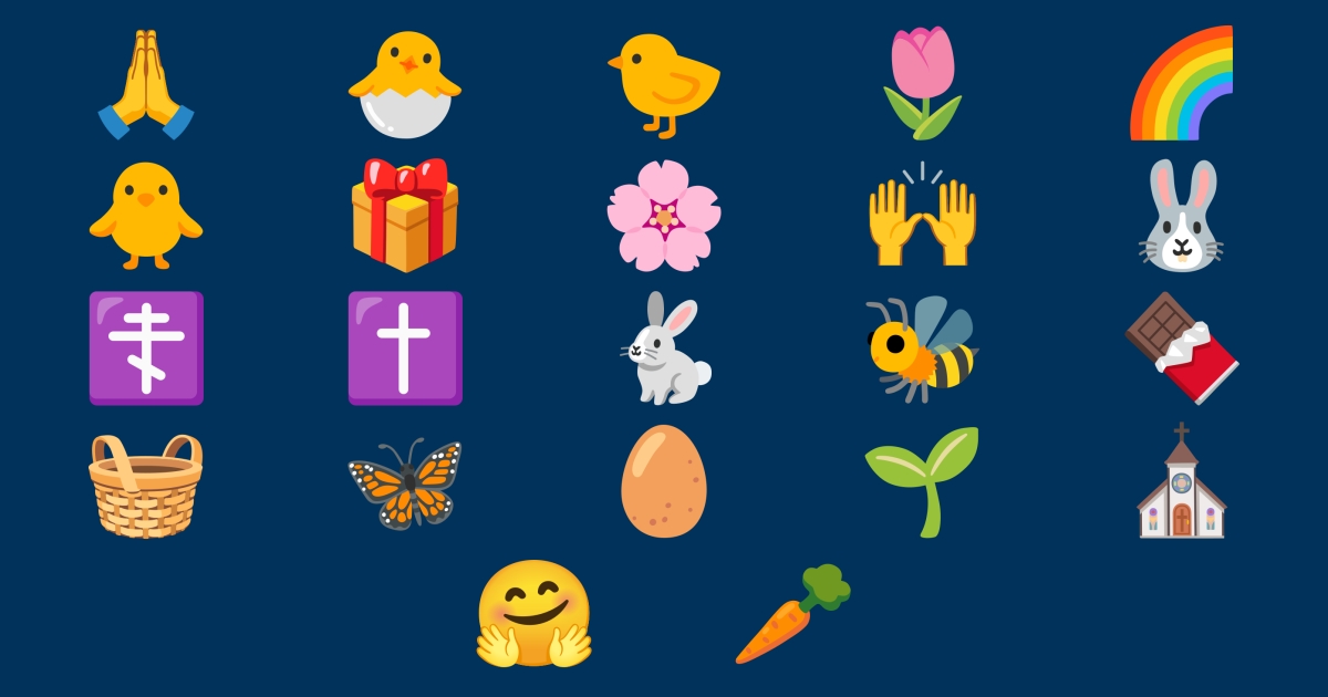 🐇 Pasqua Emoji ️ 🐥 🙏 🍫 🎁 🙌 🥕