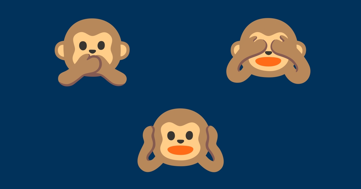 🙈 Die drei Affen / Affengesichter Emojis 🙉 🙊