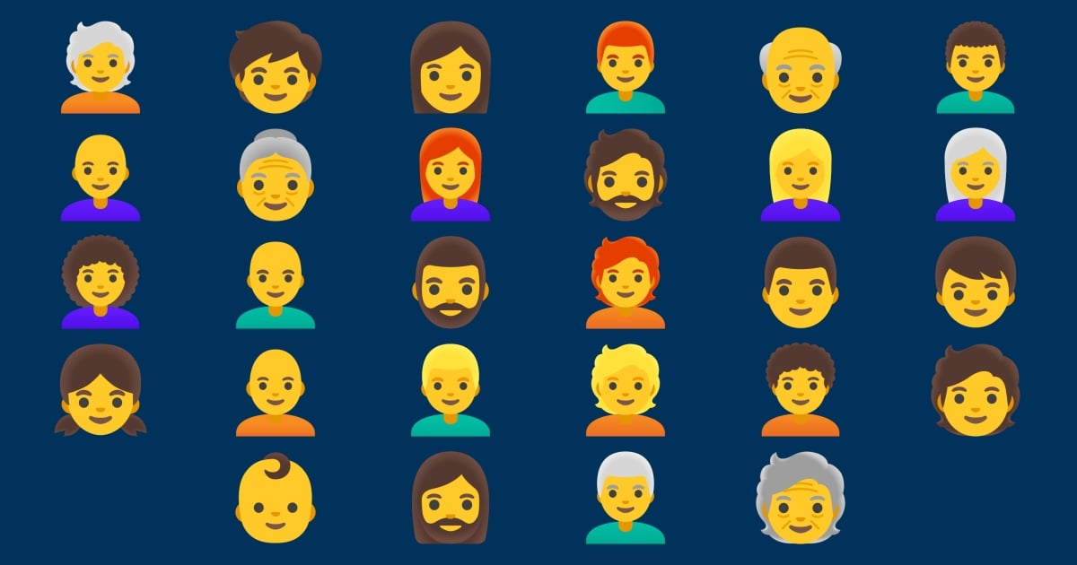 👶 People & Age Diversity Emojis 🧑 👩‍🦰 👩‍🦳 🧓 👱‍♂️ 🧑‍🦰 👧