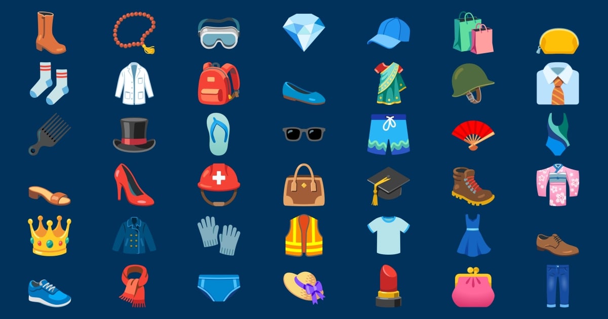 100 Prendas De Vestir Con Emojis