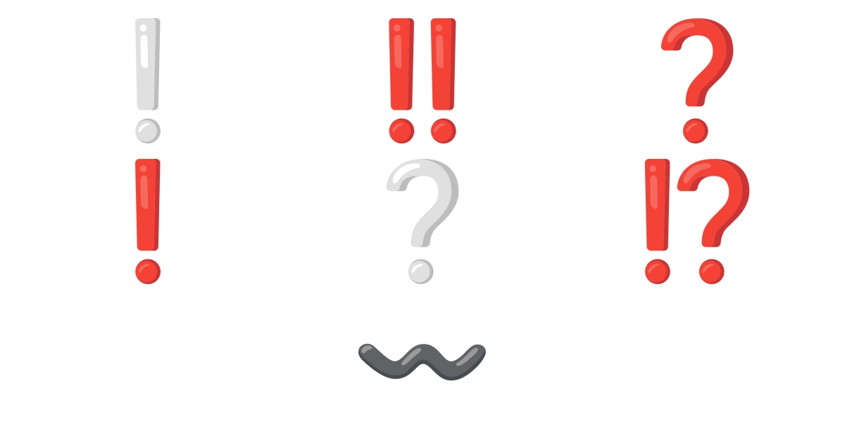 ‼️ Punctuation Emojis ⁉️ 〰️