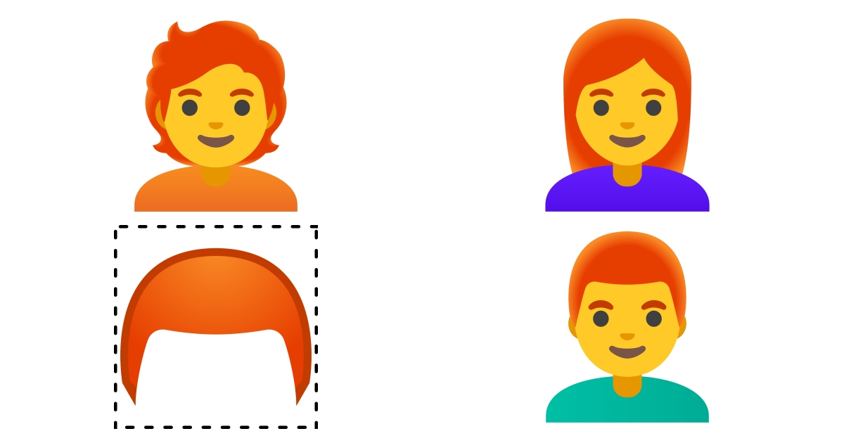 🦰 Red Hair Emojis 👩‍🦰 🧑‍🦰 👨‍🦰