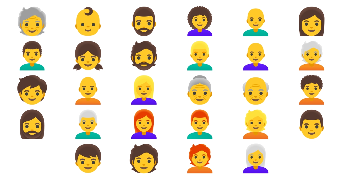 👶 People & Age Diversity Emojis 🧑 👩‍🦰 👩‍🦳 🧓 👱‍♂️ 🧑‍🦰 👧