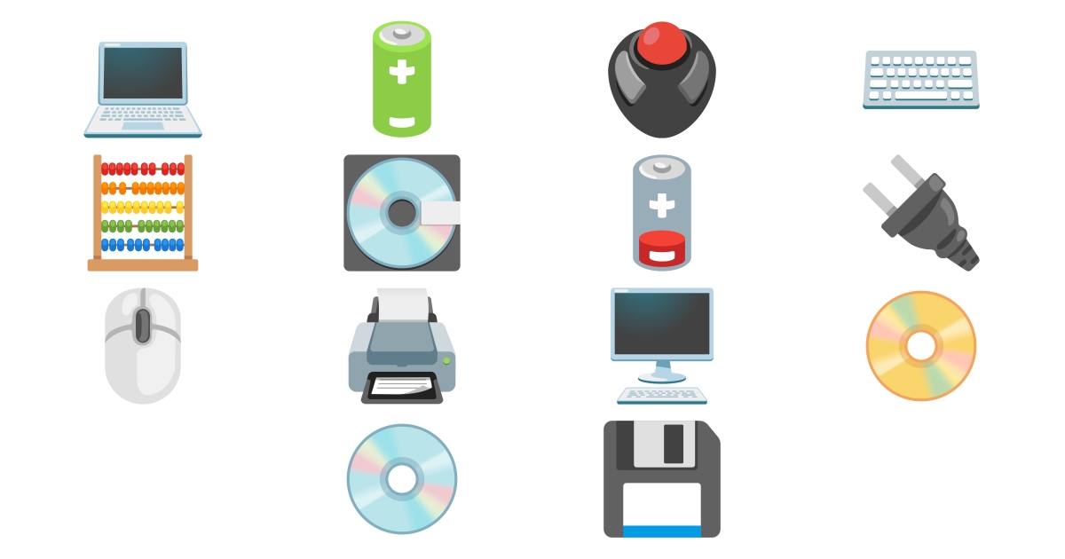 🔋 Computer Emojis 💽 🖥️ 🧮 🔌 💾 💿 📀
