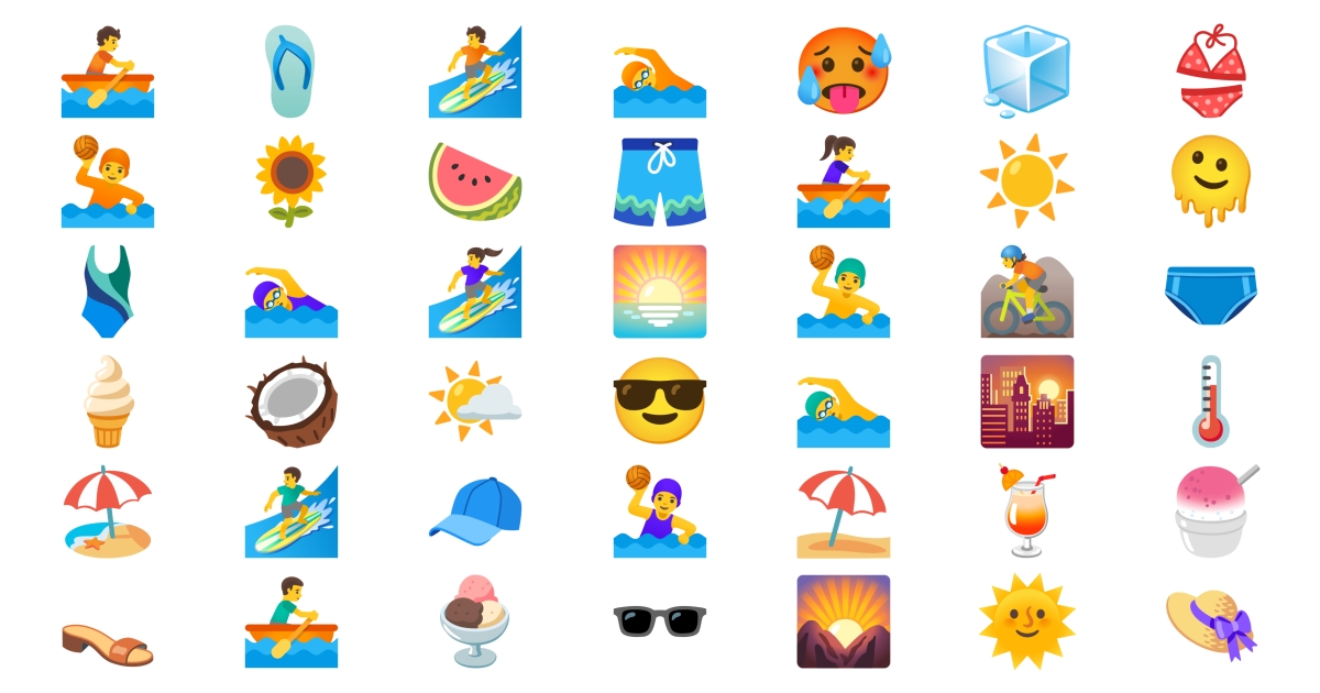 🌞 Estate Emoji 🥵 🥥 🧢 🤽 🕶️ 🩱 🚣‍♀️