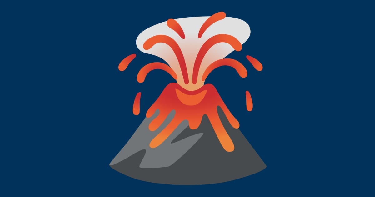 🌋 Eruption Emojis