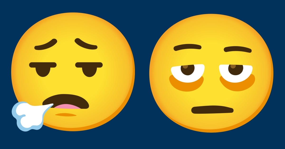 Exhausted Emoji Computer Apple Releases New “Exhausted” Emoji