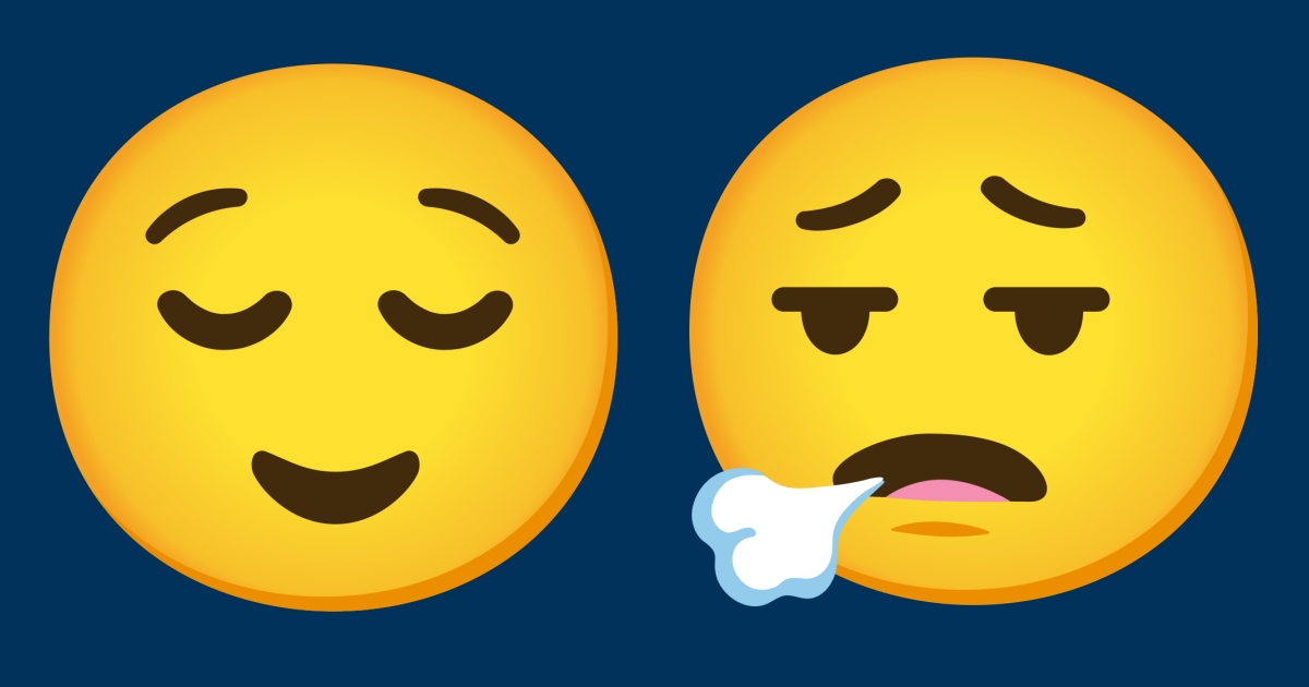 😮‍💨 Relief Emojis 😌