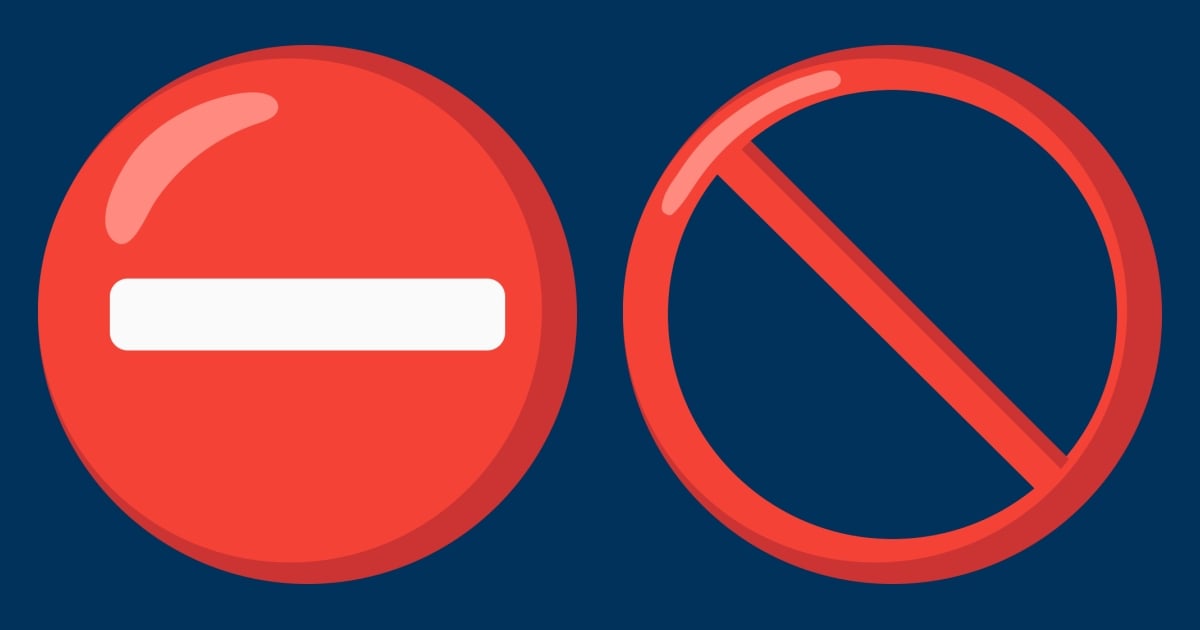 ⛔ Entry Emojis 🚫