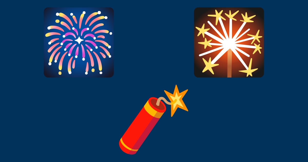 🎆 Fireworks Emojis 🎇 🧨