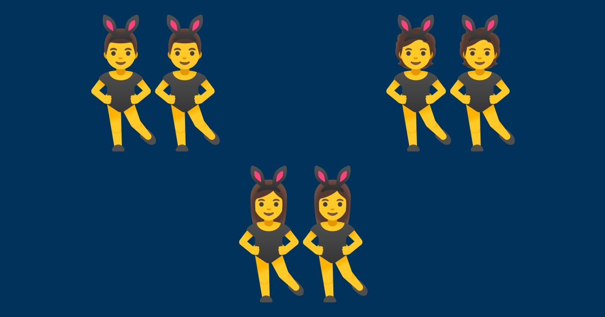 👯 Identical Emojis 👯‍♂️ 👯‍♀️