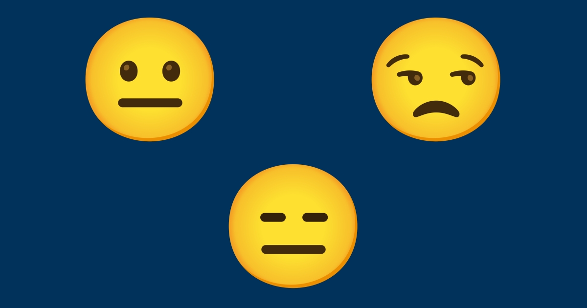 😐 Fine Emojis 😑 😒