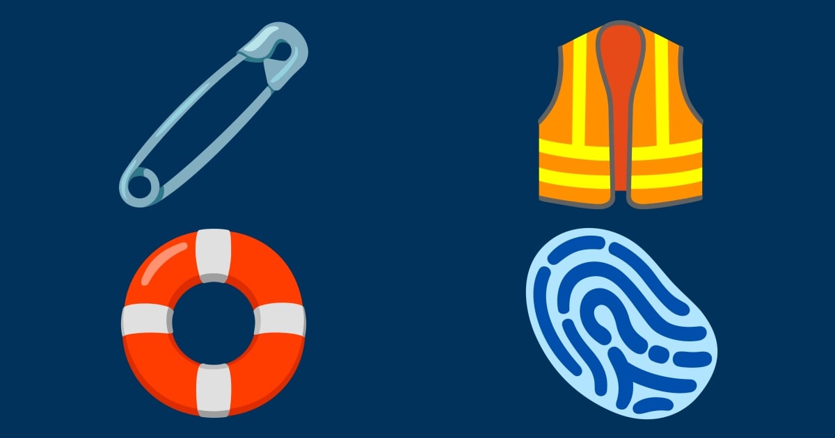 Safety Emojis 🛟 🦺 🧷