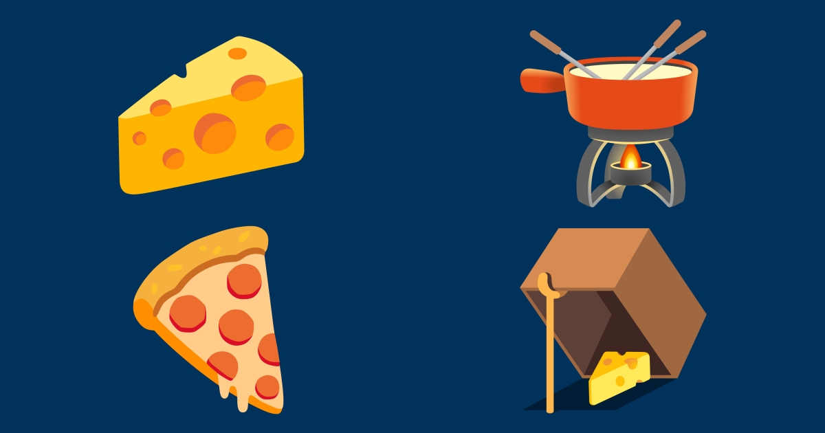 🧀 Cheese Emojis 🍕 🫕 🪤