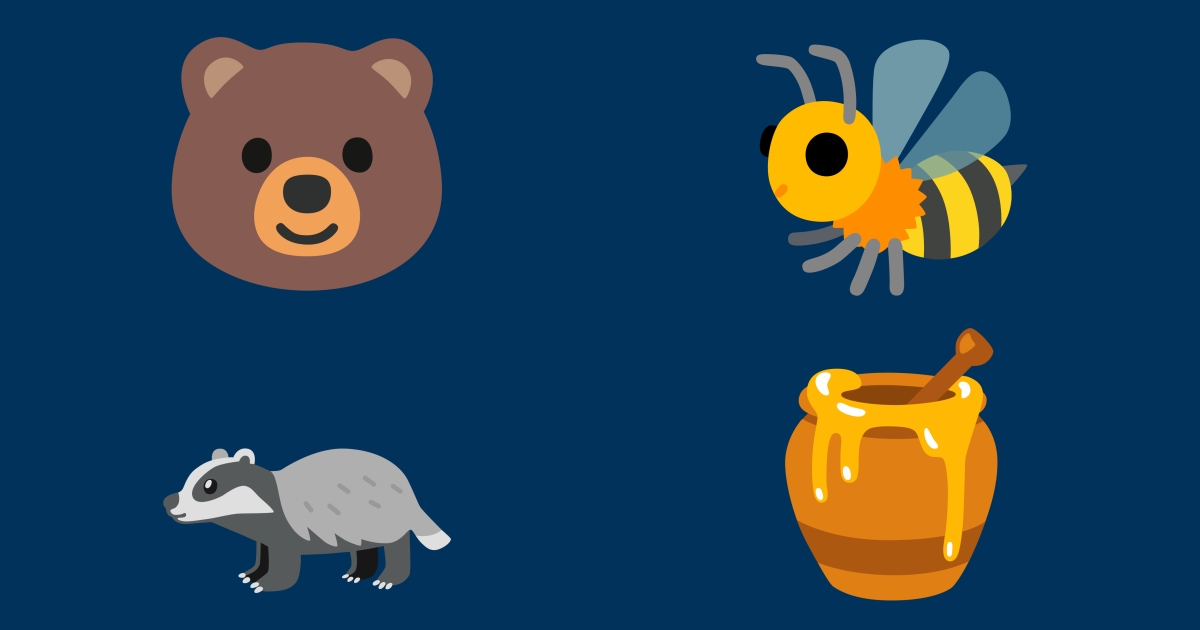 🐻 Honey Emojis 🦡 🐝 🍯