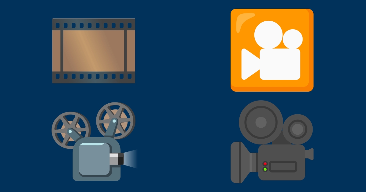 🎥 Film Emojis 🎞️ 📽️ 🎦