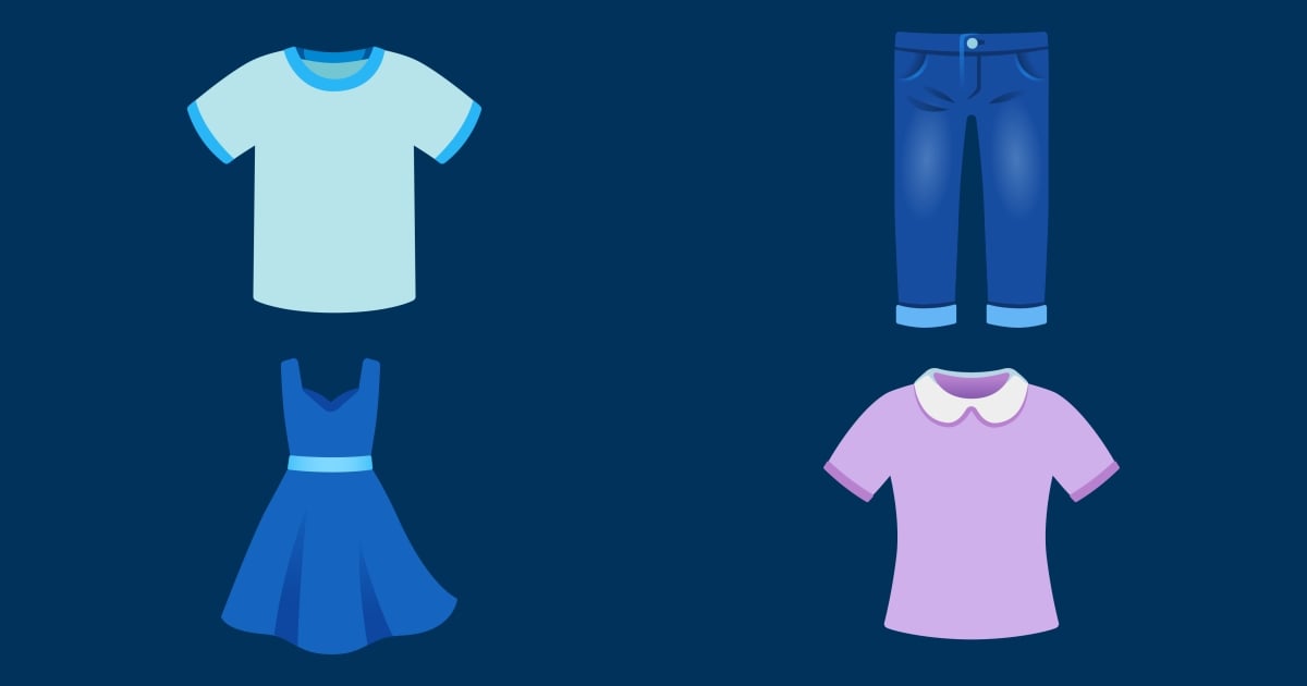 👕 Dressed Emojis 👖 👗 👚