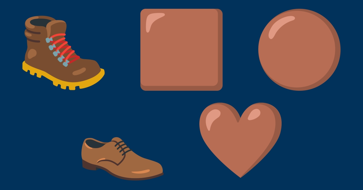 🤎 Brown Emojis 👞 🥾 🟤 🟫