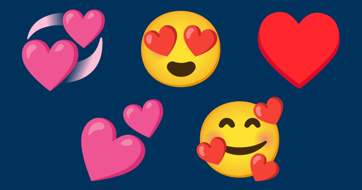 🥰 Hearts Emojis 😍 💞 💕 ♥️