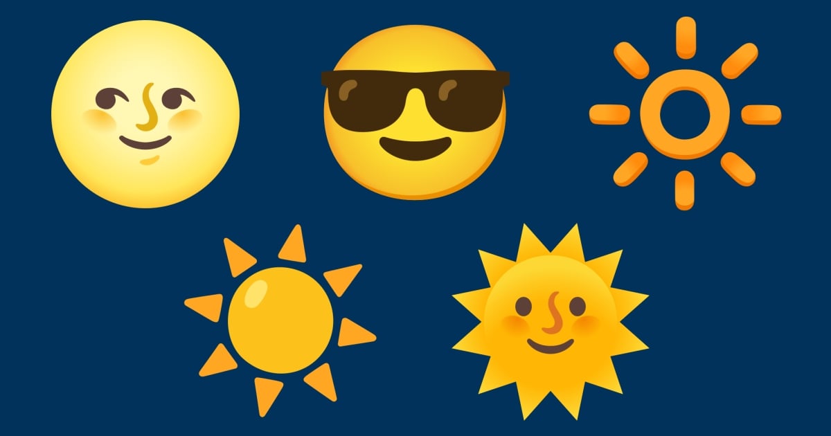 😎 Bright Emojis ☀️ 🌝 🌞 🔆