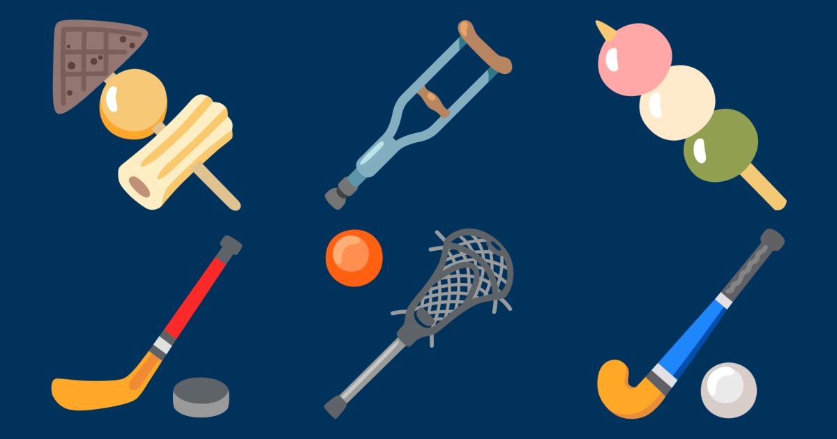 🍢 Stick Emojis 🍡 🏑 🏒 🥍 🩼
